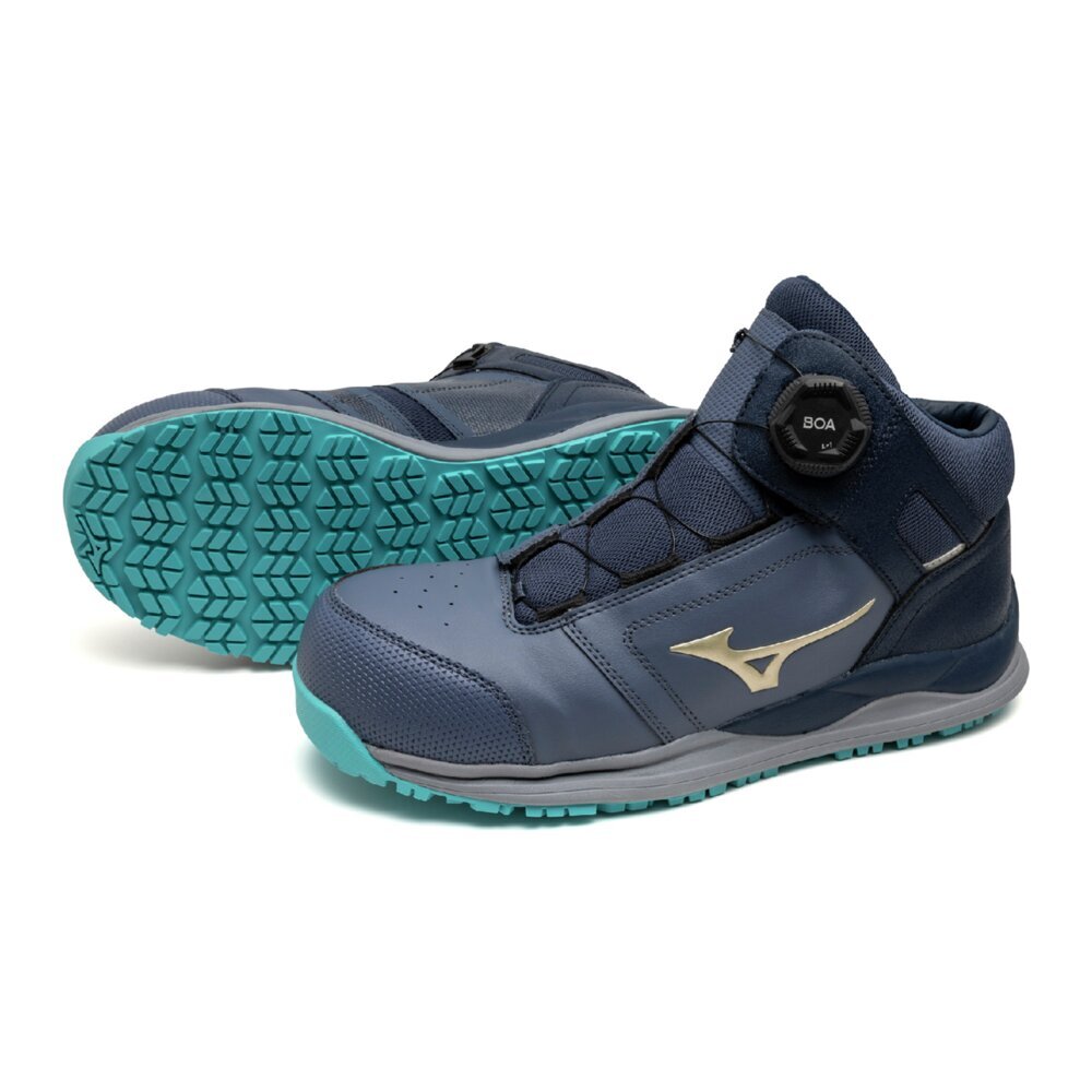 オールマイティ HWII 81M BOA(ダイヤル／ミッドカット／ワーキング)|F1GA2501|シューズ|ワーキング用品|ミズノ公式オンライン