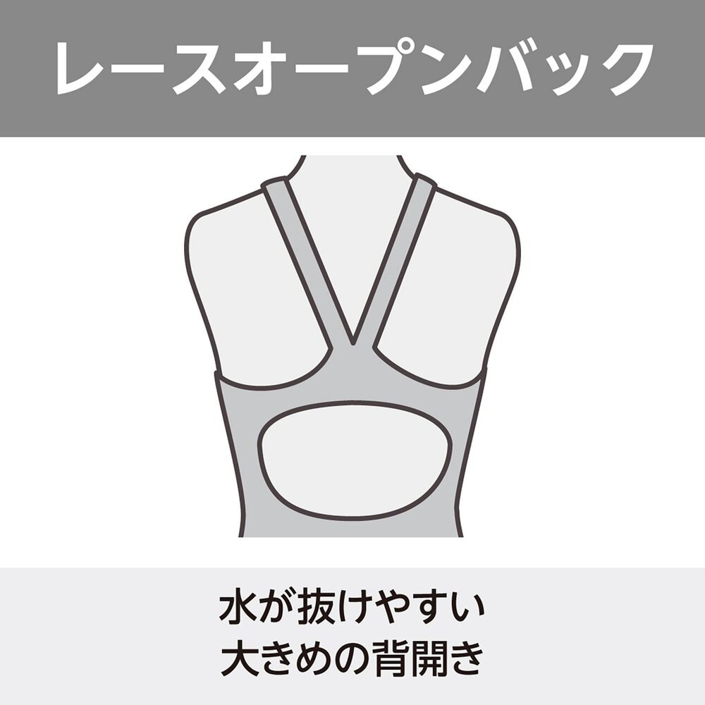 GX・SONIC STREAM】競泳用ハーフスーツ(レースオープンバック